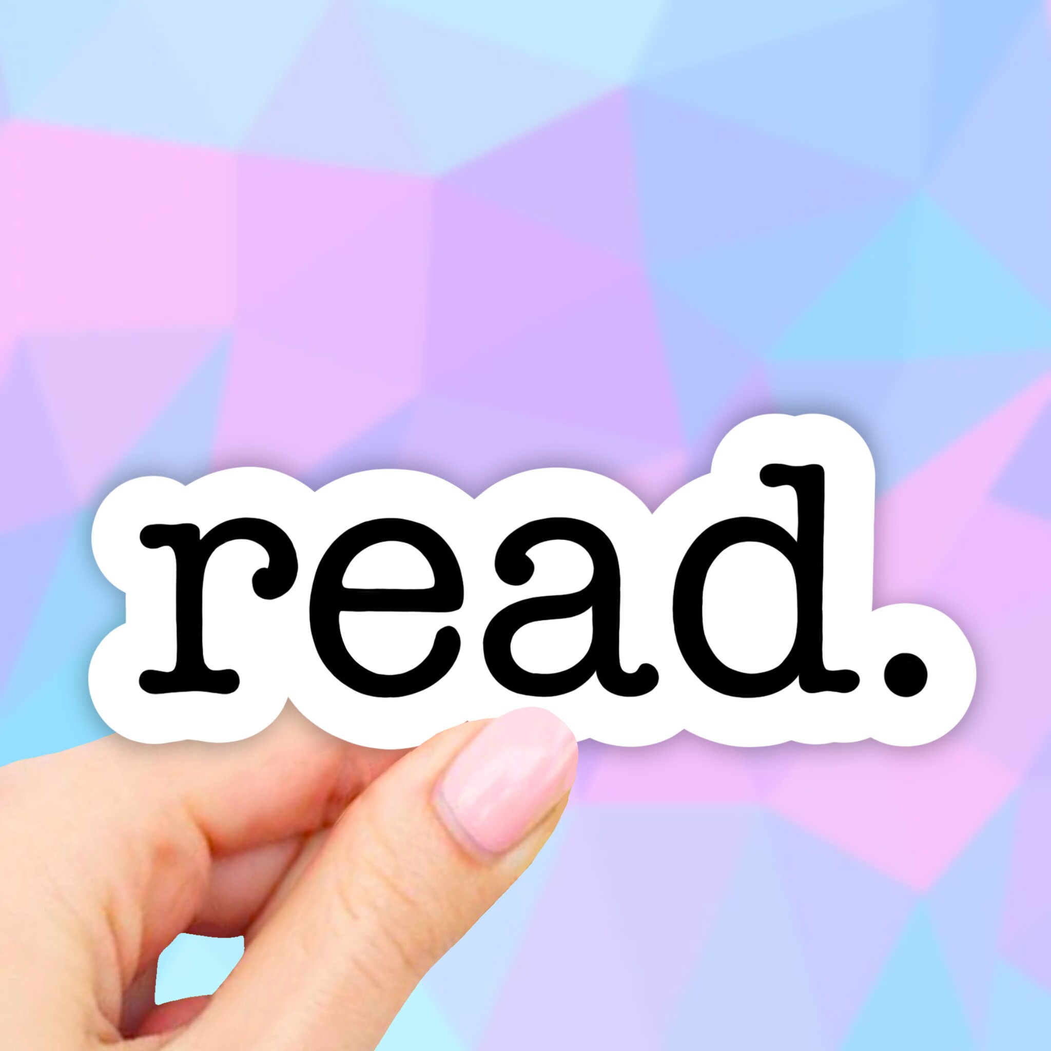 Read Sticker Laptop Stickers Aesthetic Stickers Water - Etsy