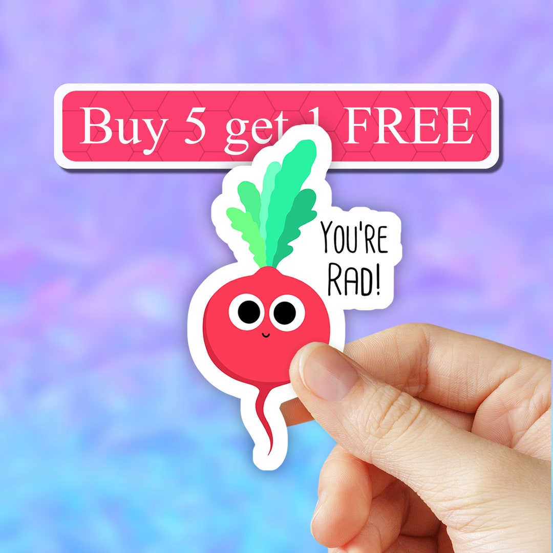 You're Rad Sticker, Laptop Stickers, Laptop Decal, Aesthetic Stickers ...