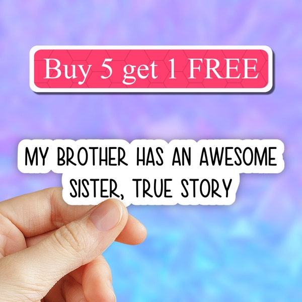 Brother and Sister Decals - Etsy