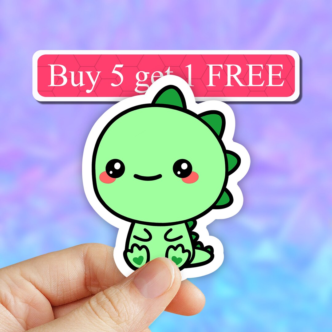 Dinosaur Sticker, Dino Stickers, Laptop Stickers, Aesthetic Stickers ...