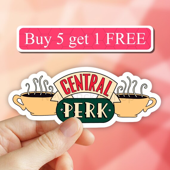 Friends Central Perk Sticker Friends Sticker Central Perk | Etsy