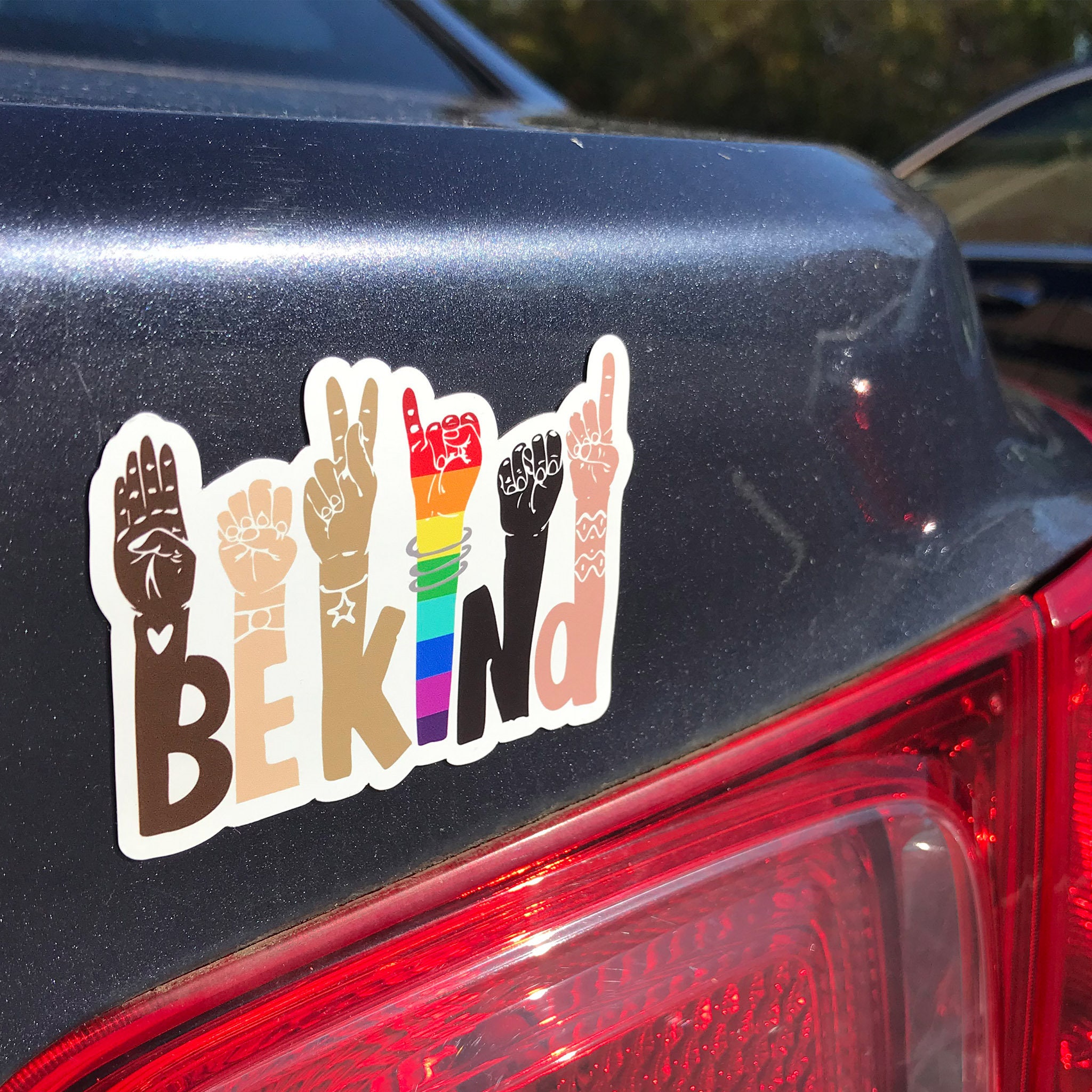 Be Kind Magnet Be Kind Car Fridge Magnet LGBTQ Magnet BLM - Etsy