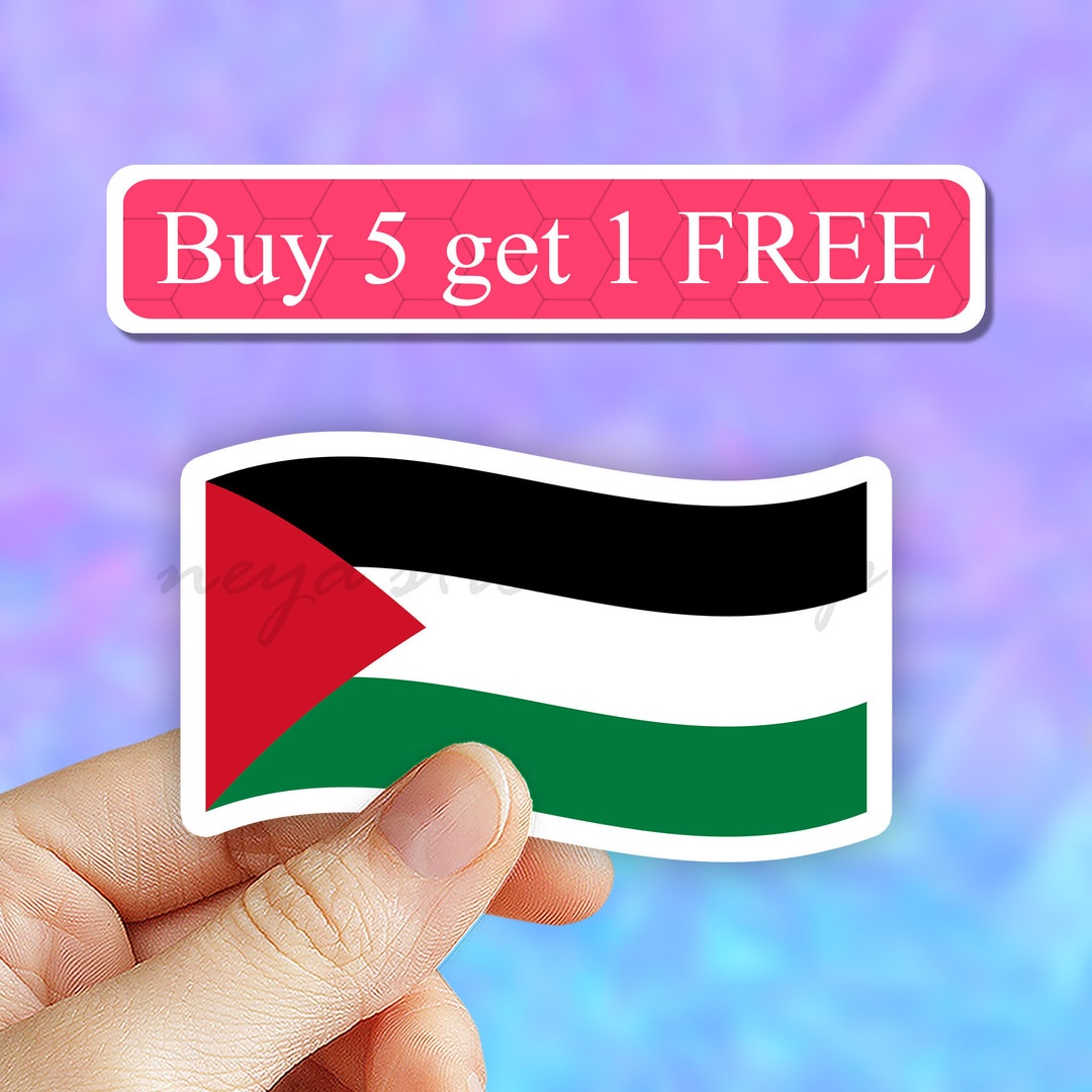 Palestine Flag Sticker, Palestine Sticker, Laptop Decal, Flag Decal ...