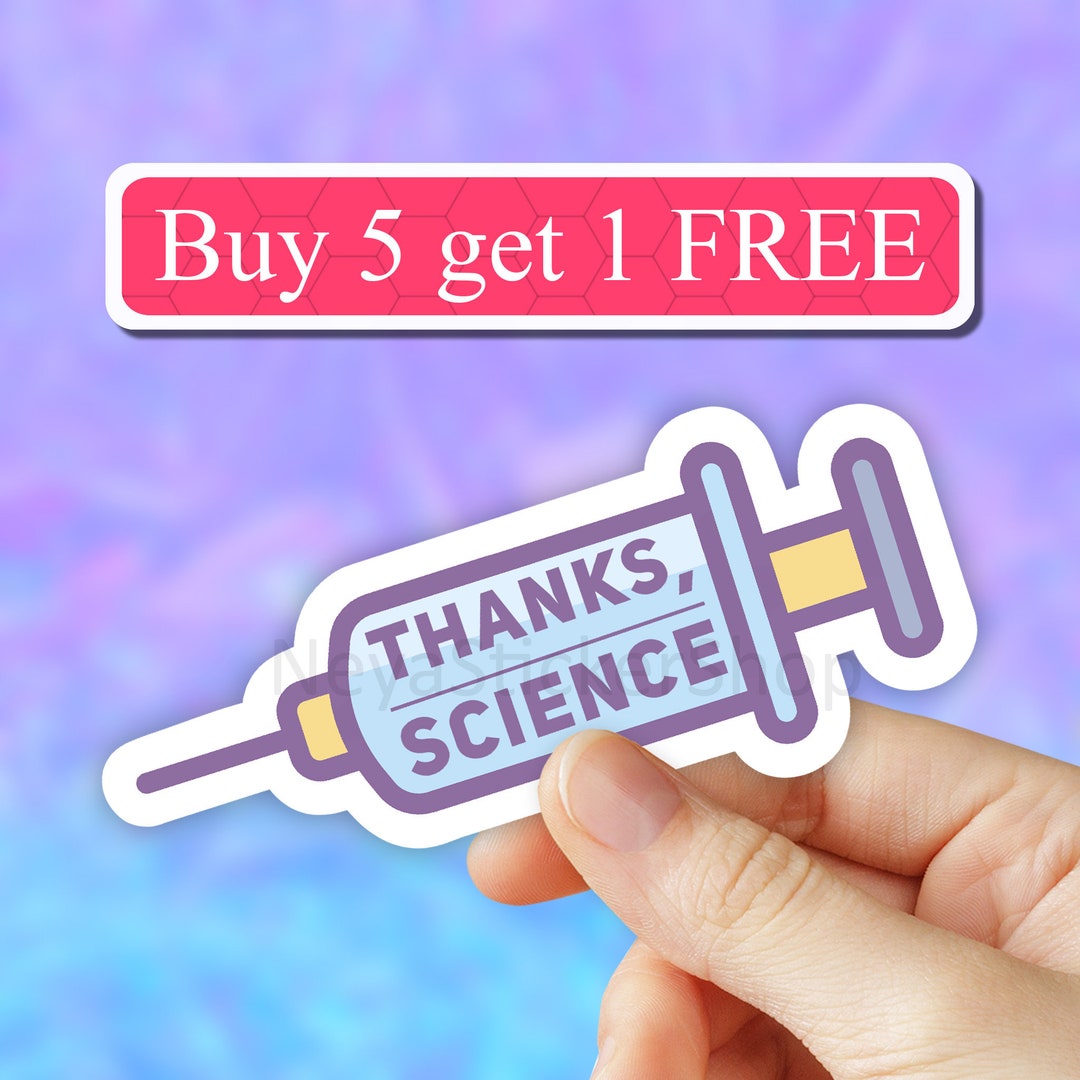 Thanks Science Sticker, Science Decal, Funny Laptop Stickers, Water ...