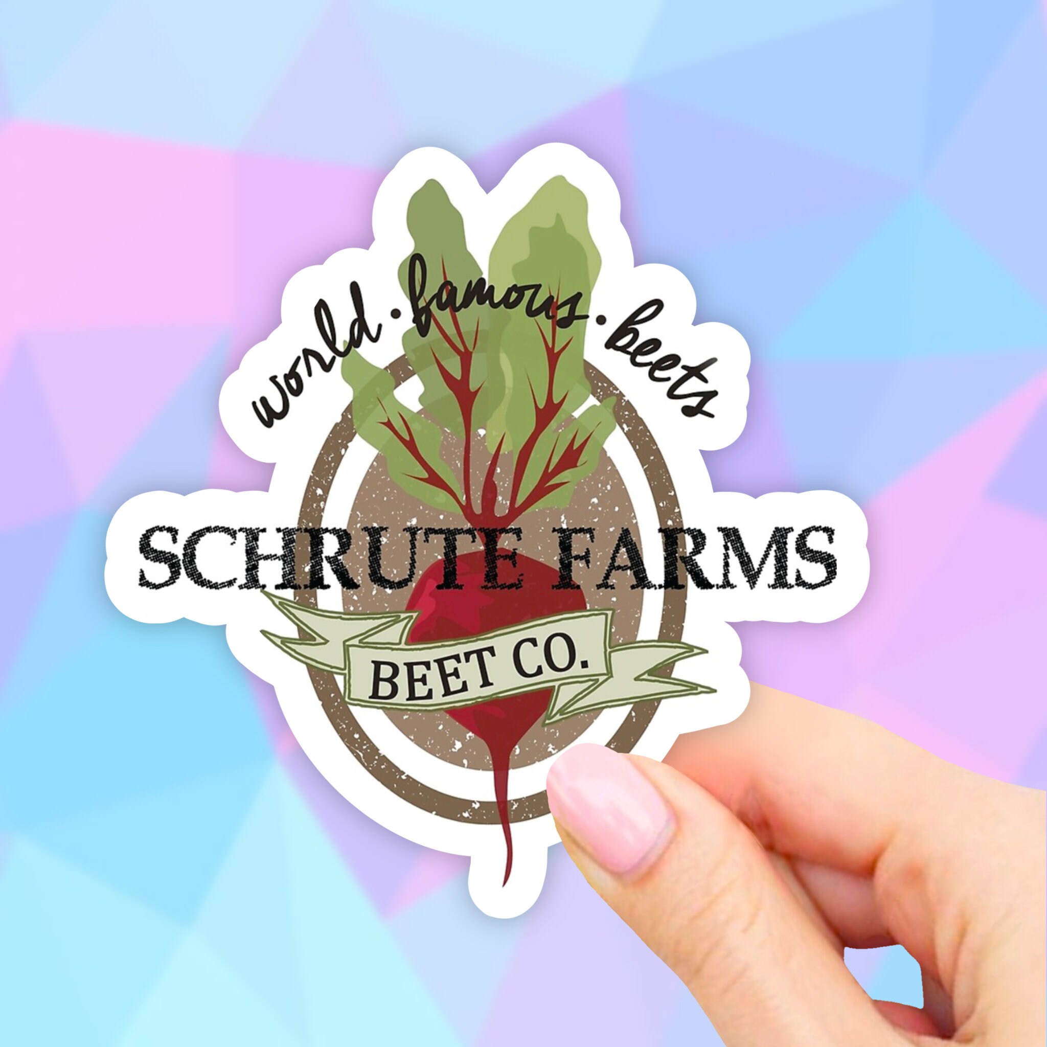 Beets Farms Sticker Meme Sticker Funny Office Best Friend - Etsy