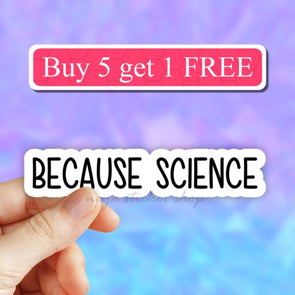 Science Sticker - Etsy