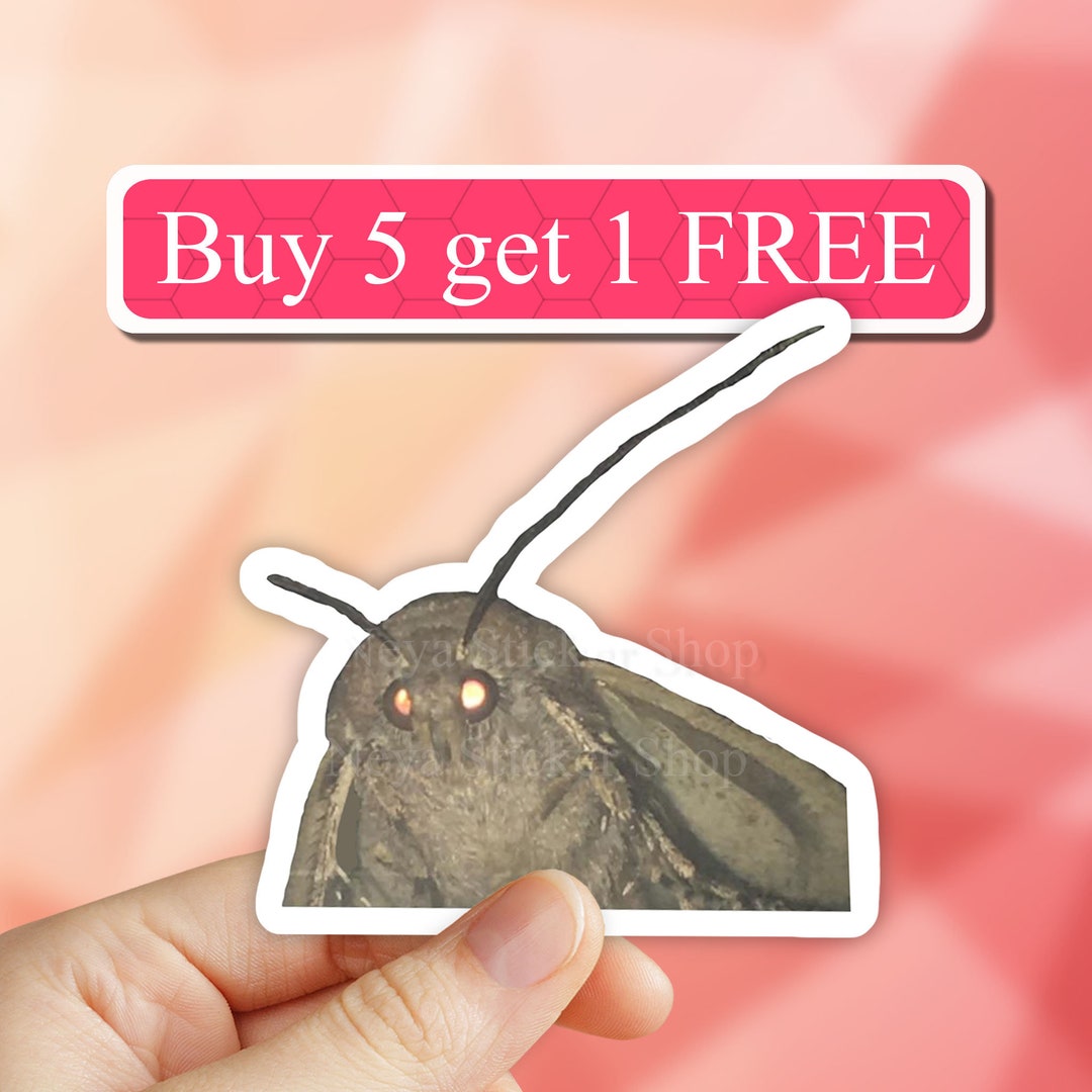 Moth Sticker, Meme Stickers, Laptop Stickers, Aesthetic Stickers, Water ...