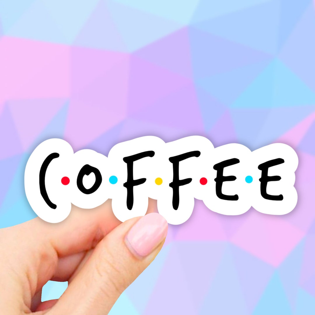 Coffee Sticker but First Coffee Stickers Coffee Laptop - Etsy