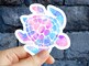 Sea Turtle Sticker Save the Turtles VSCO Stickers Wave - Etsy
