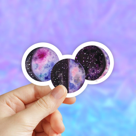 Moon Phase Stickers Just a Phase Sticker Hydroflask | Etsy