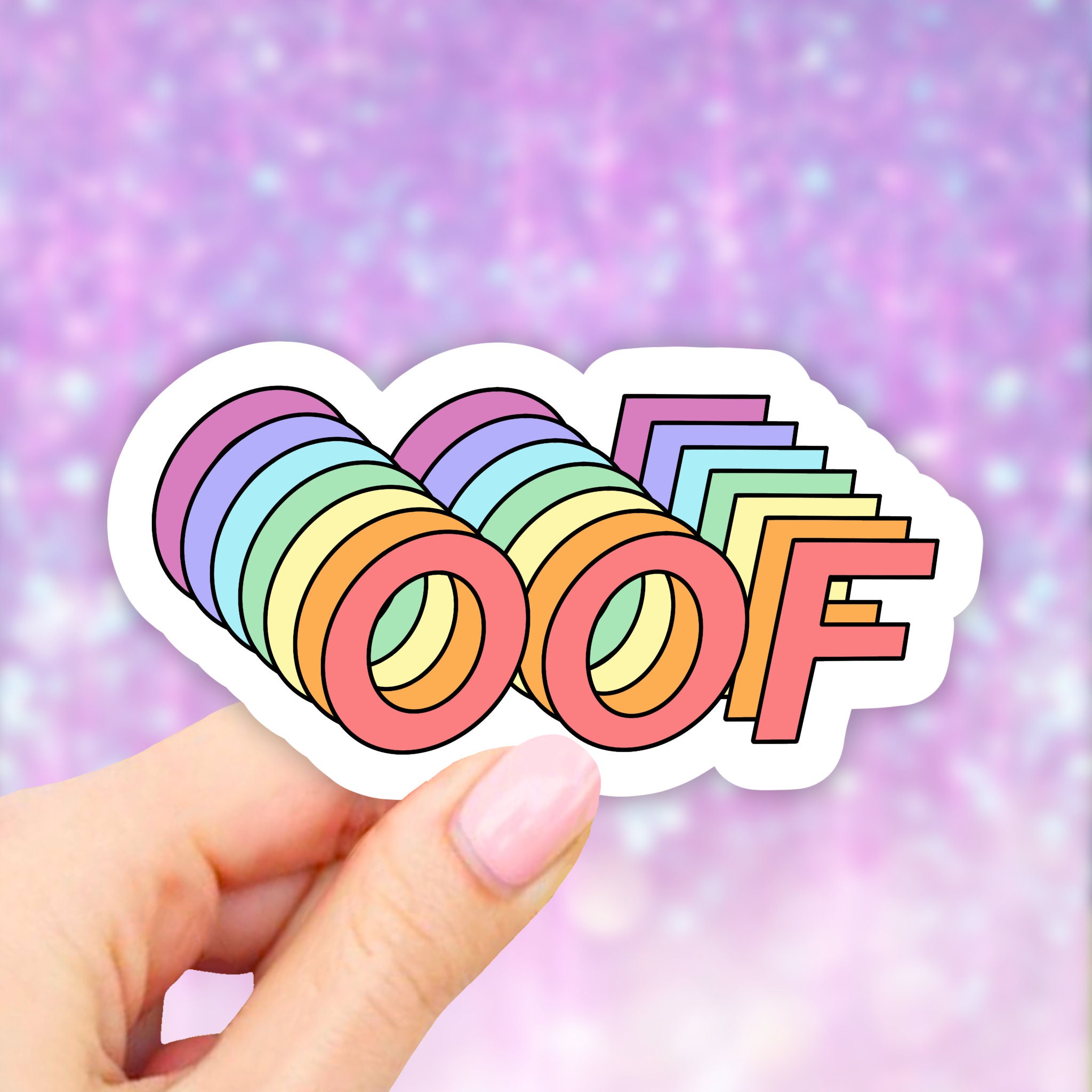 OOF Sticker VSCO Stickers Sassy Stickers Laptop Stickers | Etsy