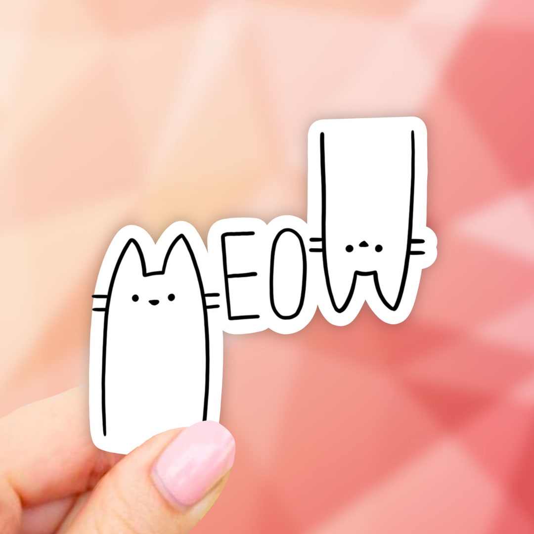 Cat Meme Sticker Pet Stickers Waterbottle Stickers Laptop - Etsy