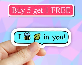 Ily Sticker I Love You Laptop Sticker Water Bottle Sticker - Etsy