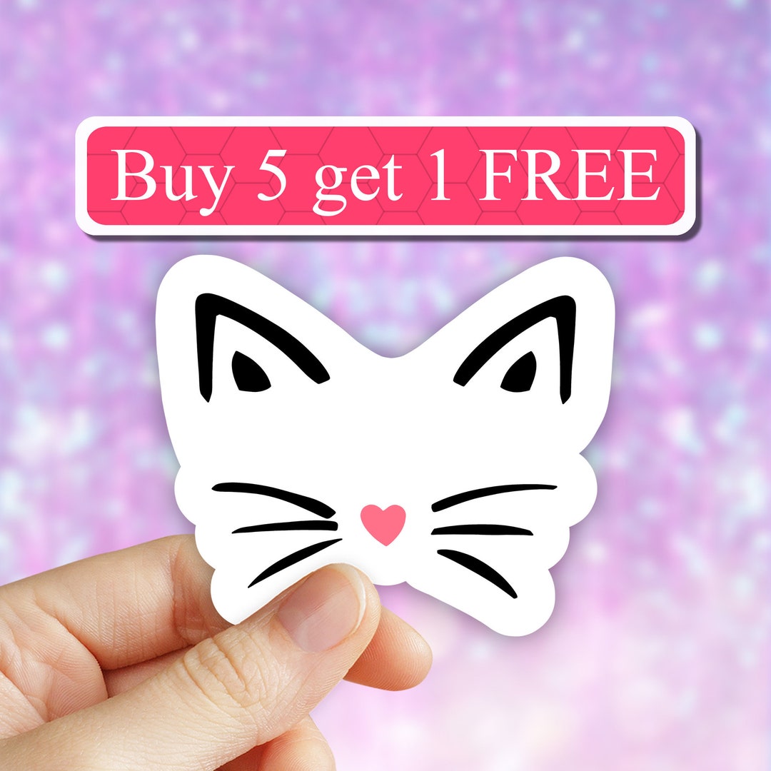 Cute Cat Ears Sticker, Cat Mom Sticker, Cat Mama Decal, Cat Lover Gift ...