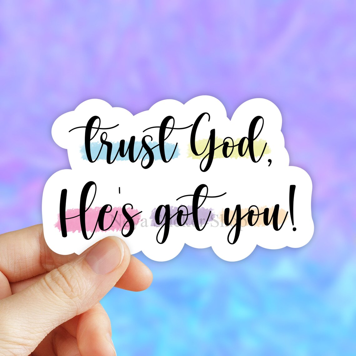 Faith Stickers Bible Verse Stickers Christian Stickers God - Etsy