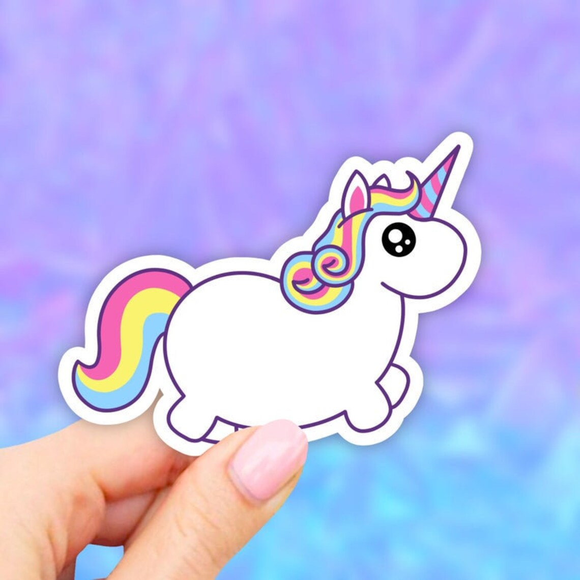 Cute Unicorn Sticker Aesthetic Stickers Laptop Decal Vinyl - Etsy