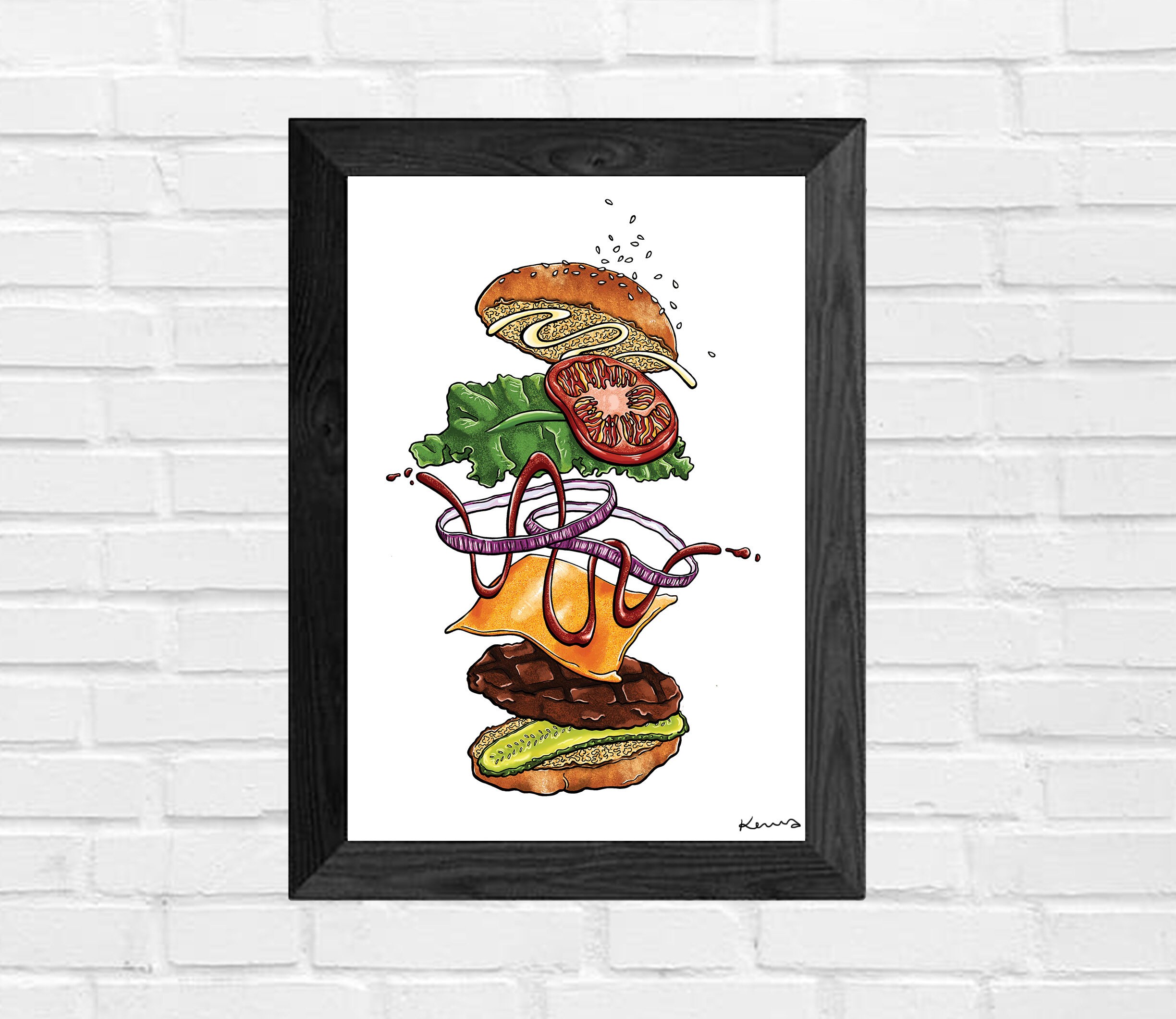 Gravity Burger - Etsy