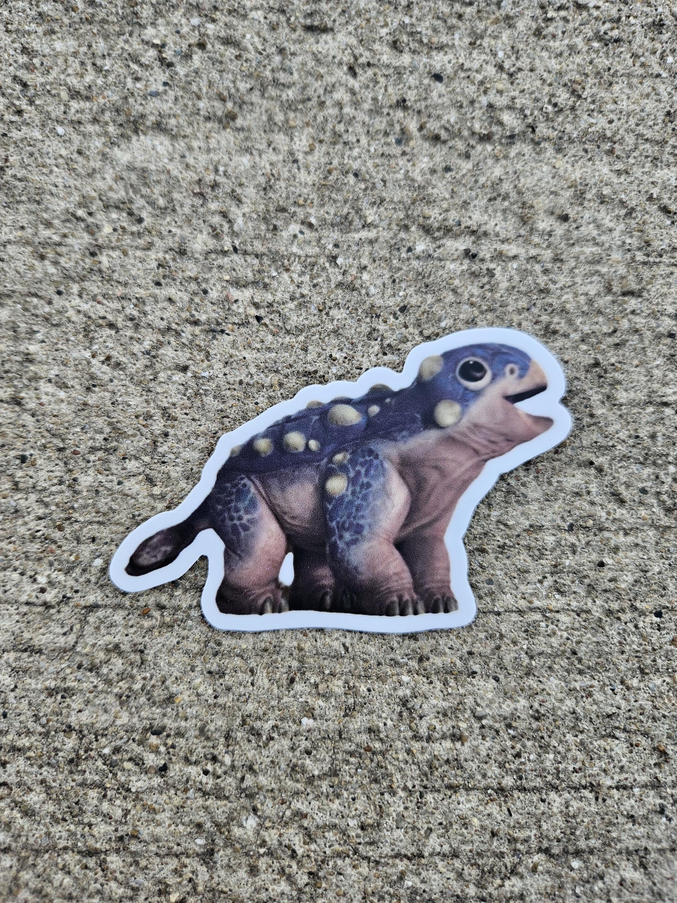 Jurassic World Chaos Theory Sticker Baby Smoothie Ankylosaurus Dinosaur ...