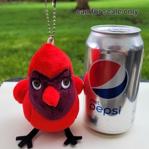 The Owl House Inspired Flapjack Palisman Plush Keychain Cardinal Bird ...