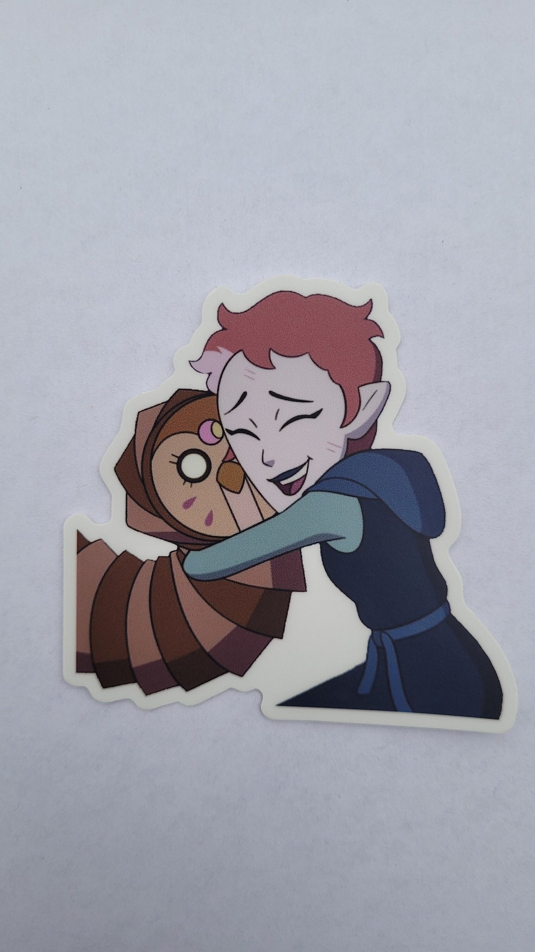 The Owl House Inspired Lilith and Hooty Hug Sticker - Etsy