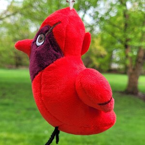 The Owl House Inspired Flapjack Palisman Plush Keychain Cardinal Bird ...