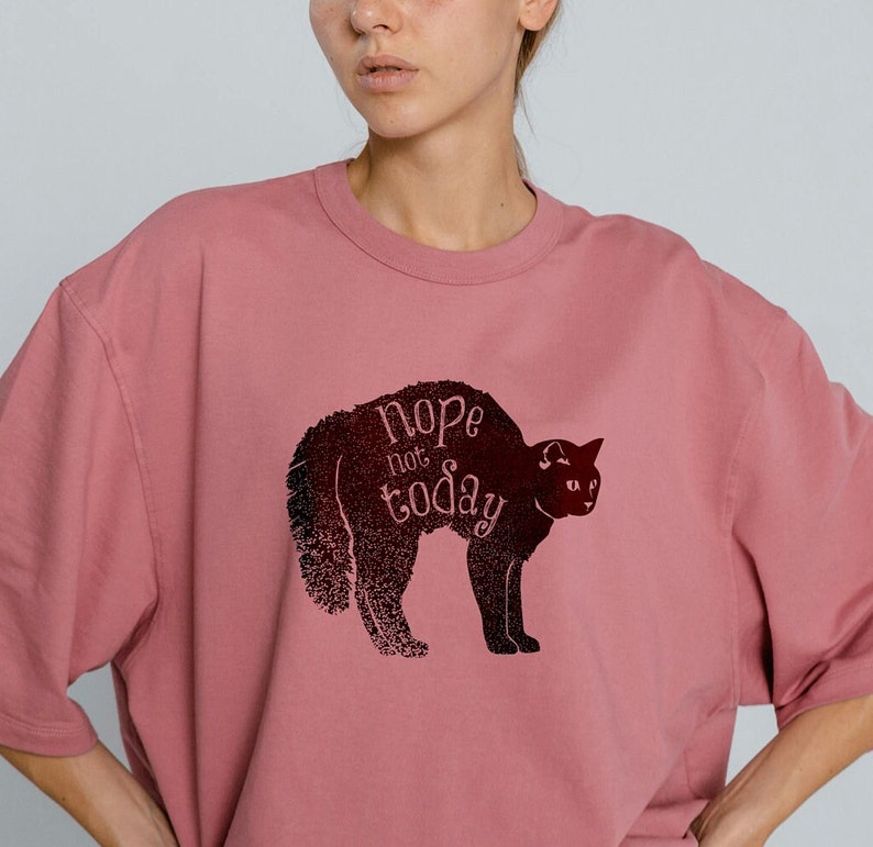 Cat Nope Not Today Digital Download, Printable Wall Art, Wall Decor ...