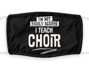 Choir Teacher Face Mask | Etsy