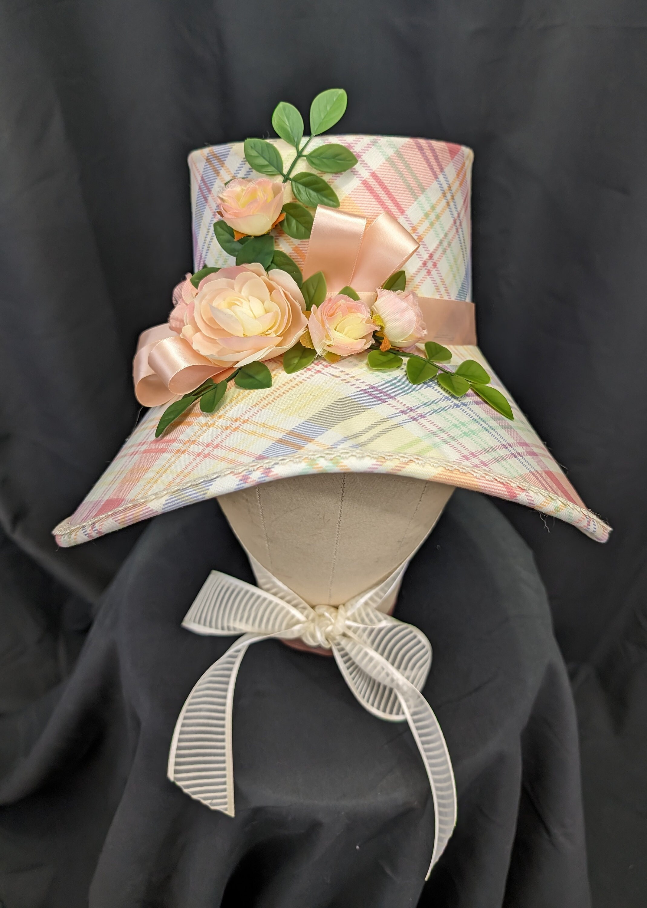 Plaid Spring Bonnet - Etsy