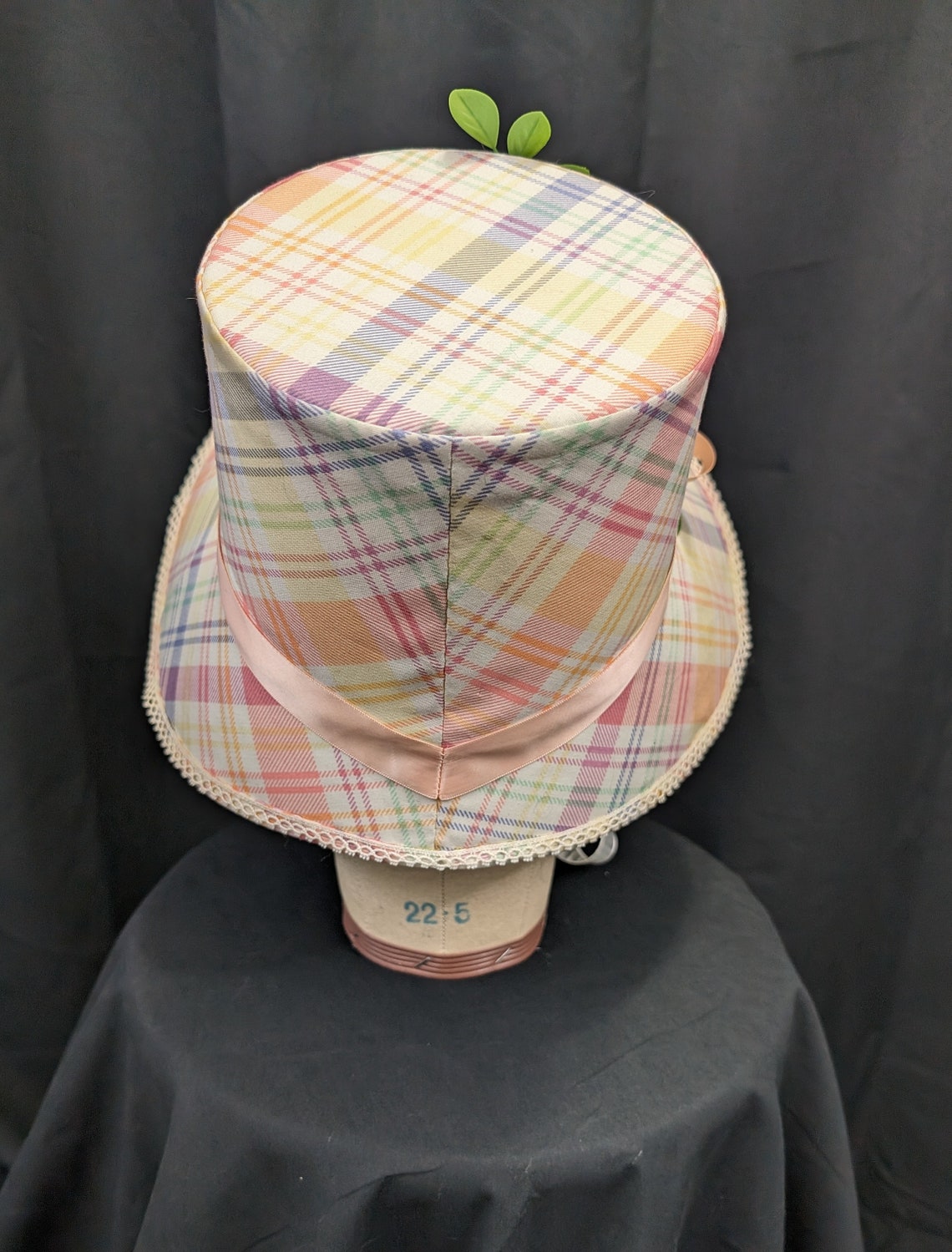 Plaid Spring Bonnet - Etsy