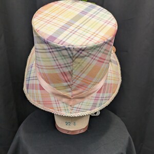 Plaid Spring Bonnet - Etsy