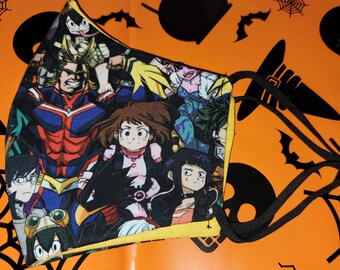 My Hero Academia Face Mask - Etsy