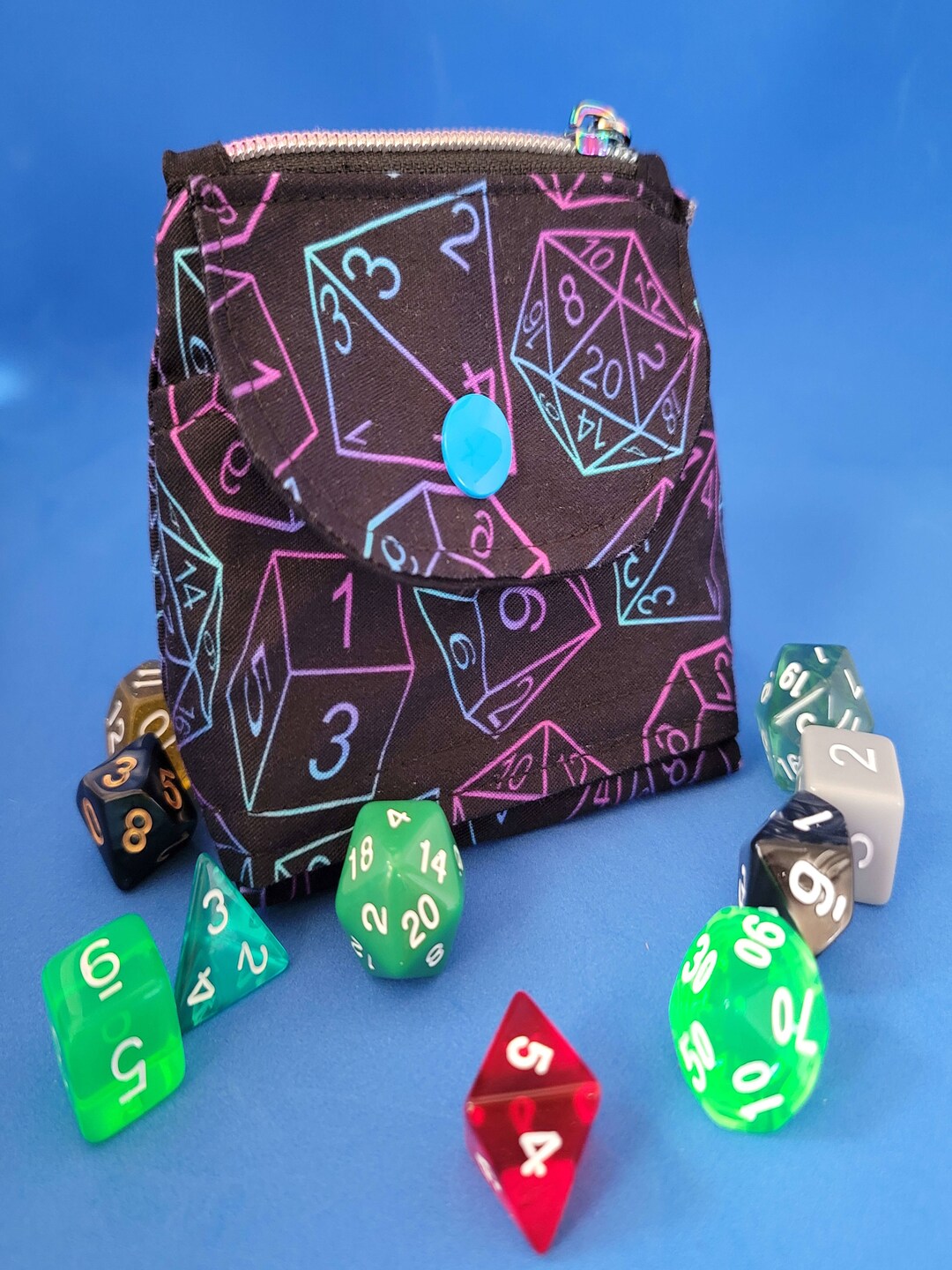 Dnd Dice Bag and Coin Pouch With Card Slot - Etsy
