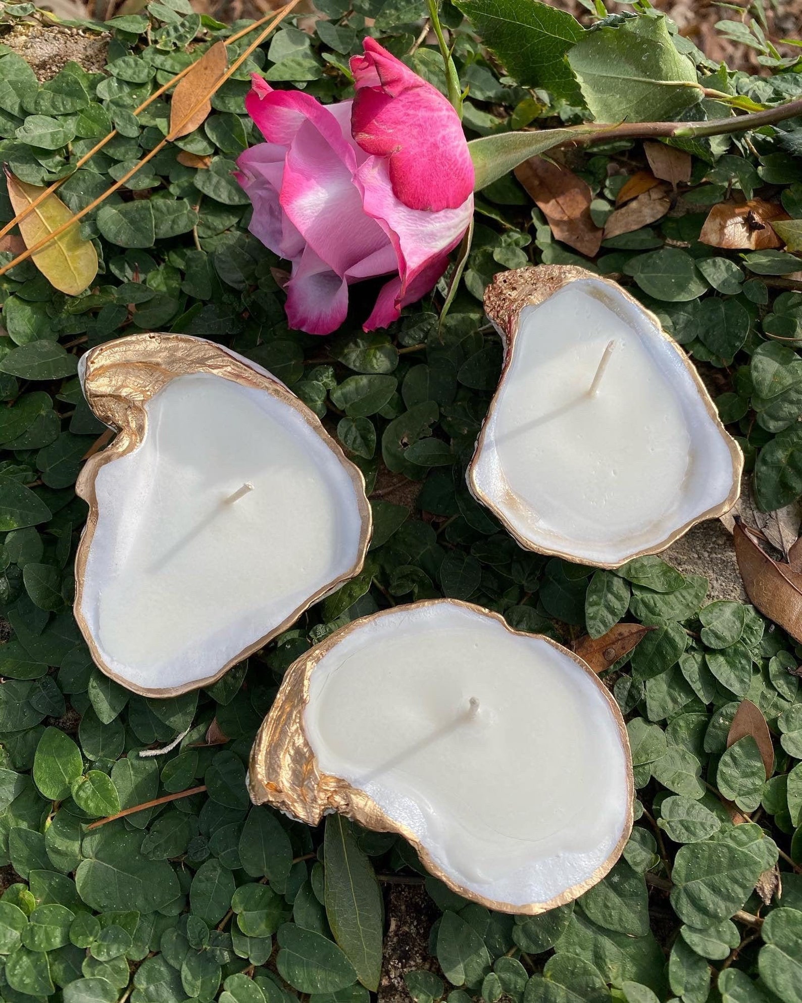 Oyster Shell Soy Candle - Etsy