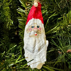 Oyster Shell Santa Ornament - Etsy