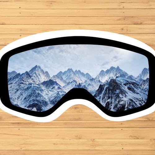 Snow Goggles Sticker - Etsy