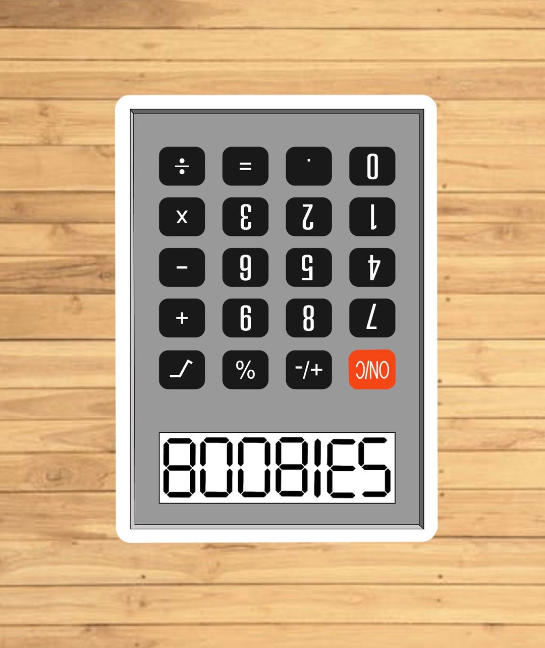 90s Kid Funny Calculator Sticker Water Resistant Funny - Etsy