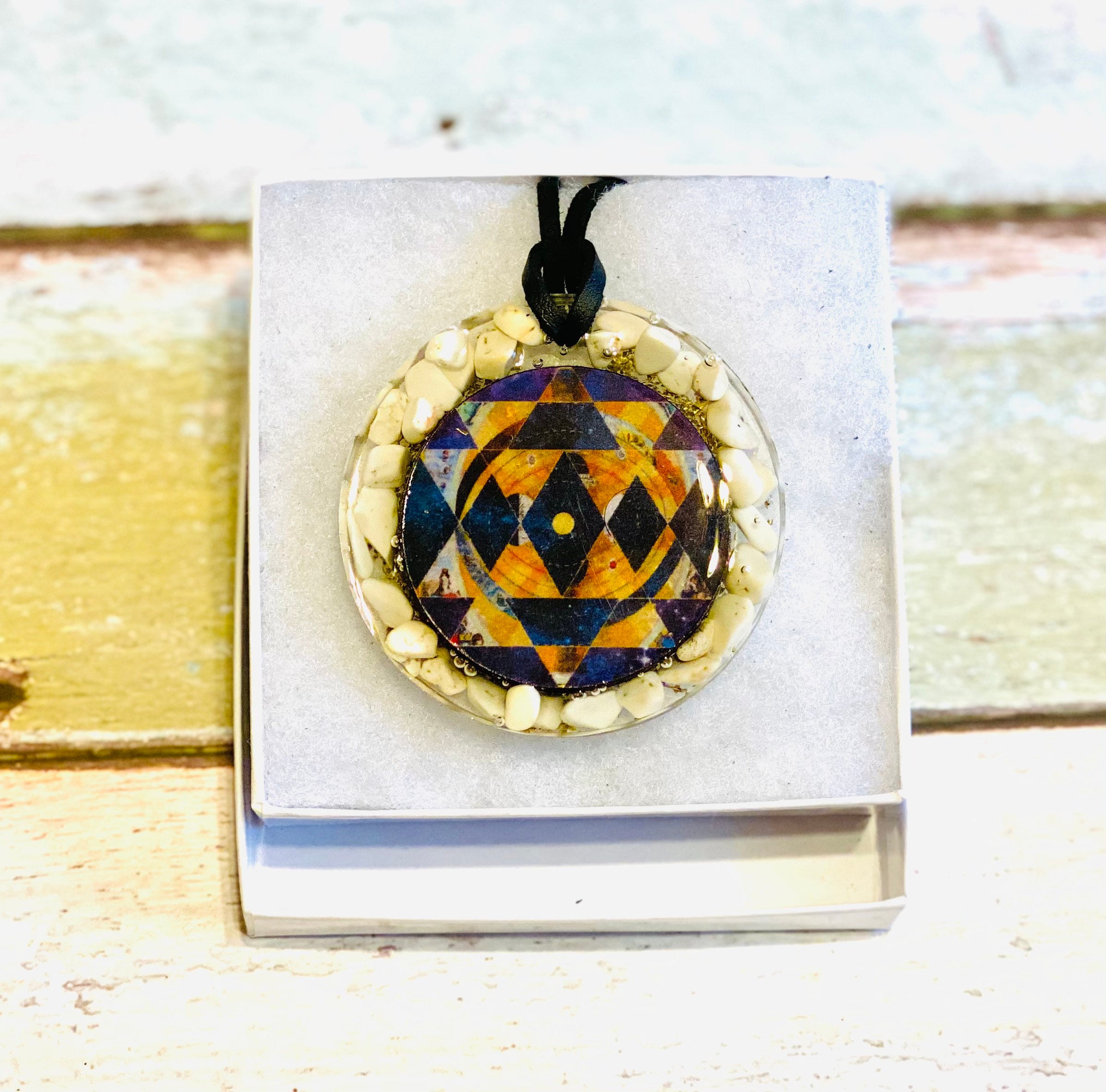 Alchemy Necklace Sacred Geometry Pendant Healing Crystal | Etsy