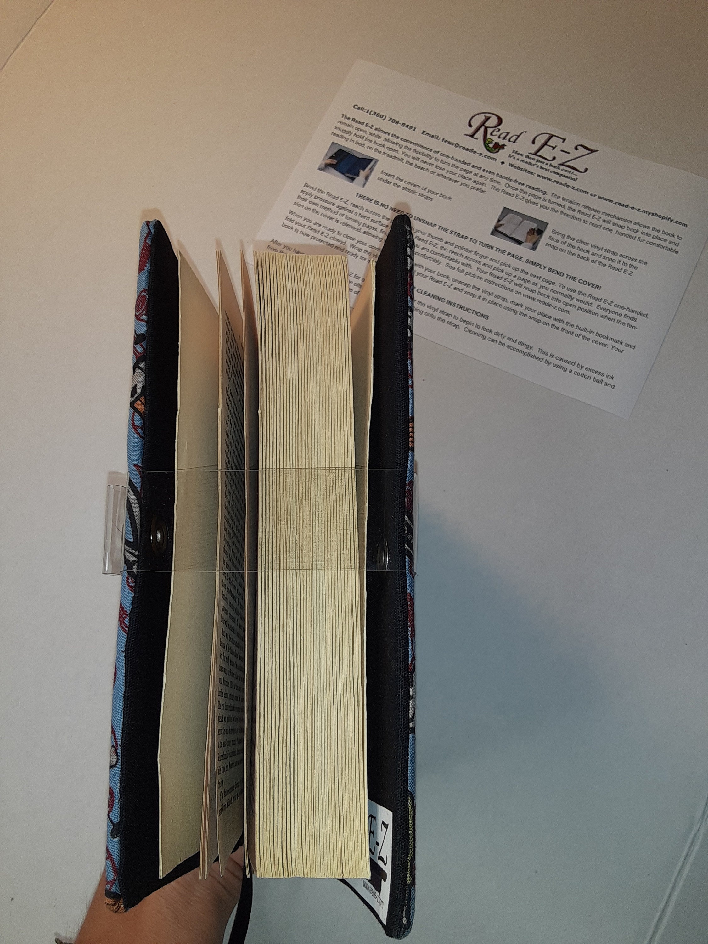 Made to Order Book Cover/holder for Hands-free Reading Paperback Size ...