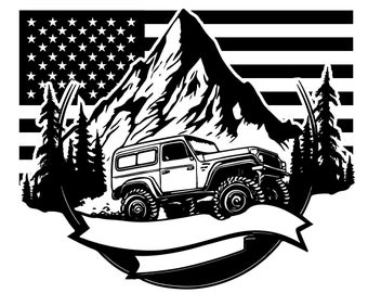 OFFROAD SVG, OFFROAD Svg Cut Files for Cricut, Mountains Svg, Offroad ...