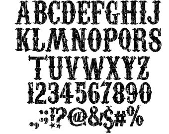 CARNIVAL FONT SVG, Carnival Alphabet Svg, Circus Font Svg, Distressed ...