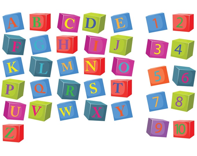 Building Block Numbers Clipart 10 PNG Happy Birthday Blocks PNG ...