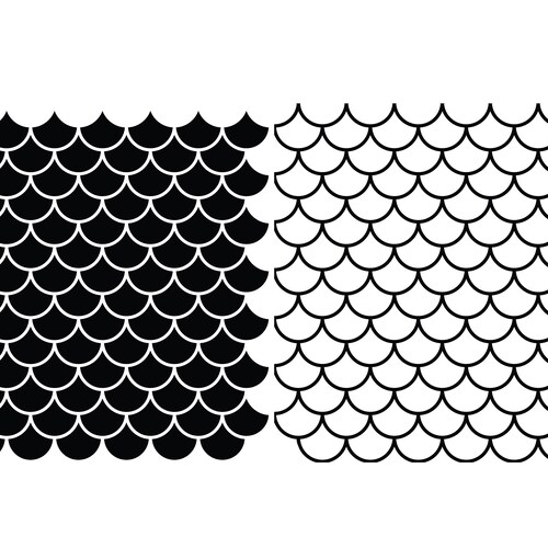 Mermaid Scales SVG Mermaid Cut File Pattern Mermaid - Etsy