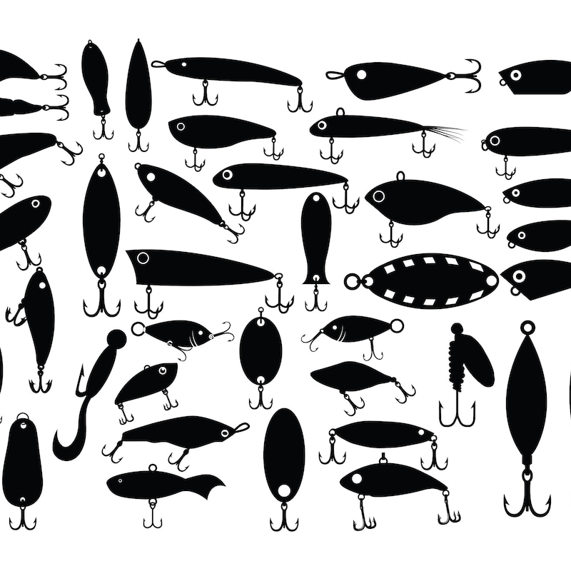 Fishing Lure Svg - Etsy