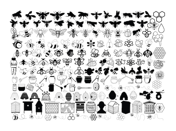 BEE SVG Bundle Honey BEE Svg Files Bee Svg Cut Files for - Etsy