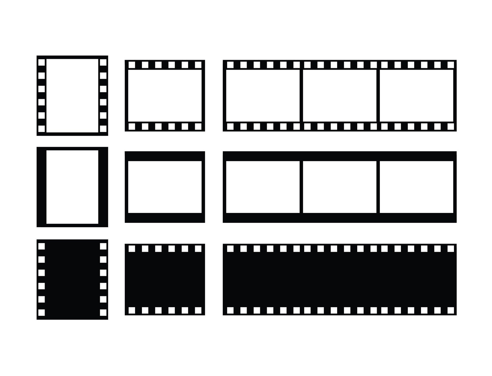 FILM STRIP SVG Movie Filmstrip Svg Picture Frame Svg Camera - Etsy