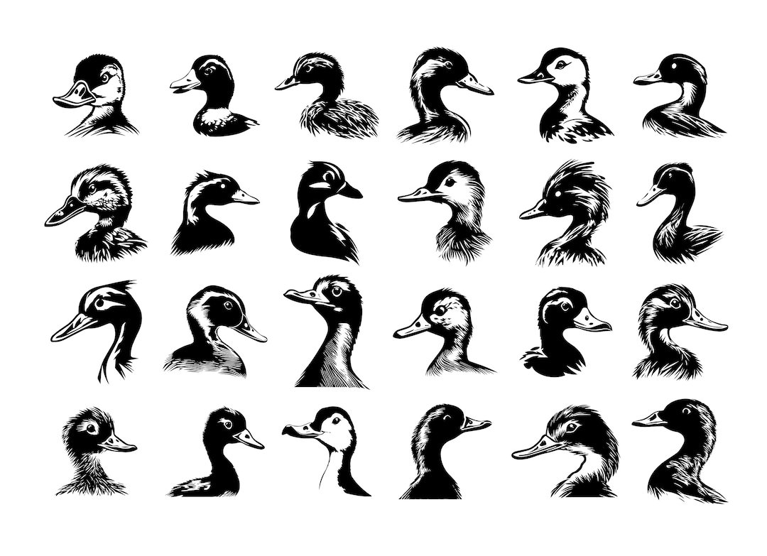 DUCK SVG, DUCK Clipart, Farm Animals Svg, Farm Animal Svg Cut Files for ...