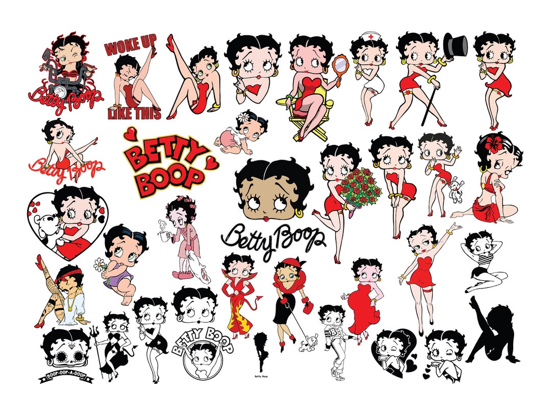 BETTY BOOP SVG Betty Boop Svg Files for Cricut Betty Boop - Etsy