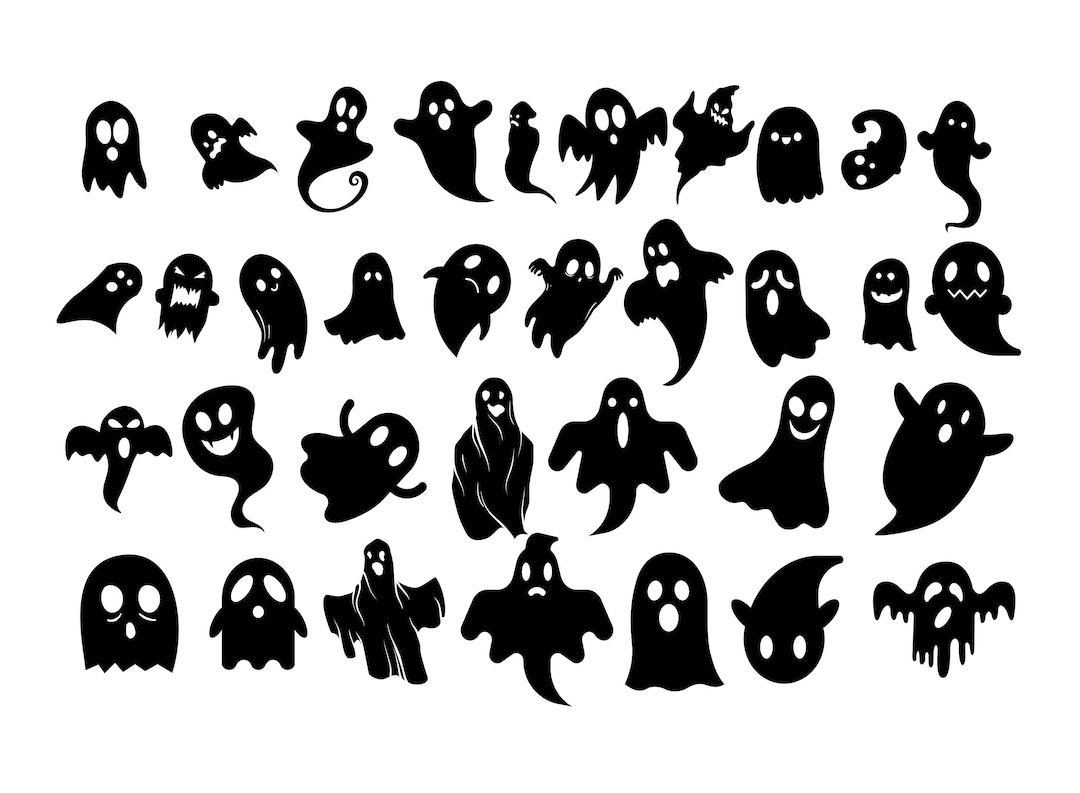 HALLOWEEN GHOST SVG, Ghost Clipart, Halloween Svg Files for Cricut ...