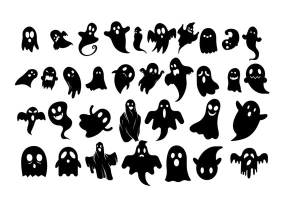 HALLOWEEN GHOST SVG Ghost Clipart Halloween Svg Files for - Etsy Ireland