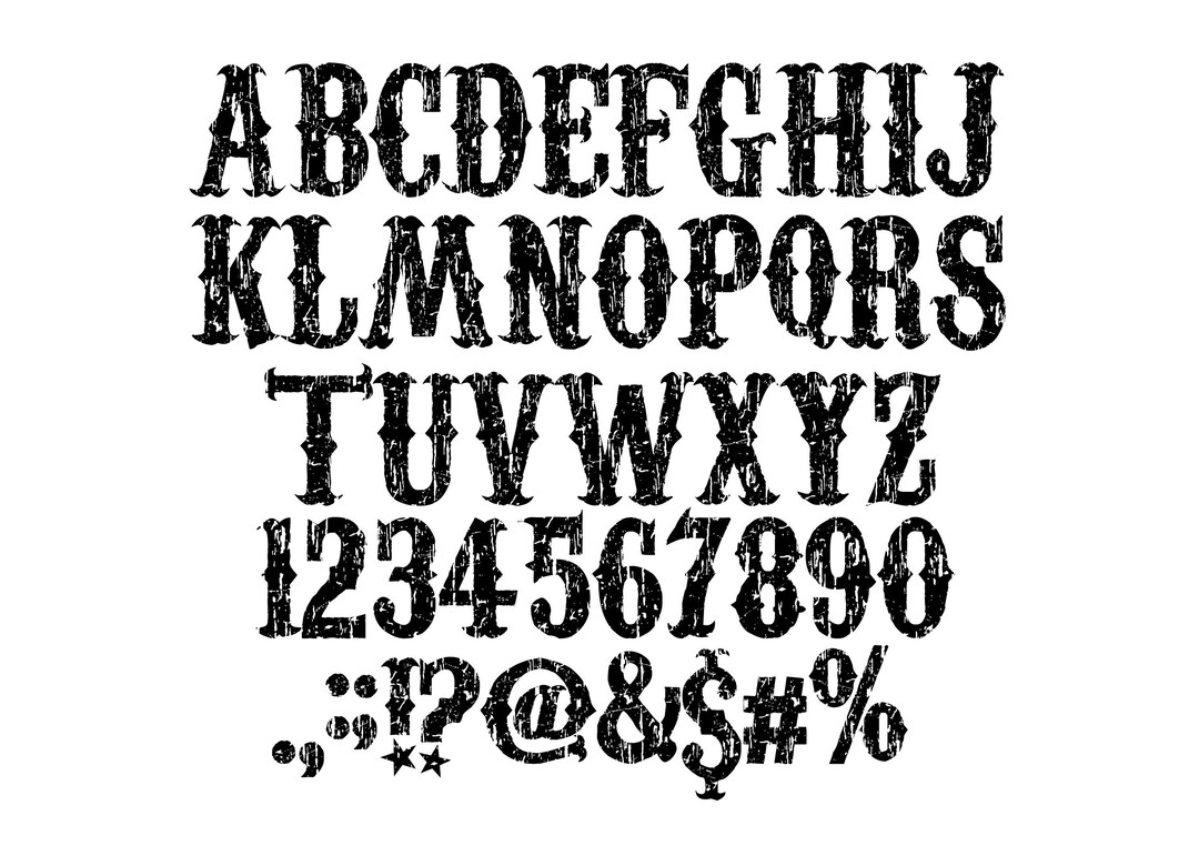 CARNIVAL FONT SVG, Carnival Alphabet Svg, Distressed Font Svg, Fishtail ...